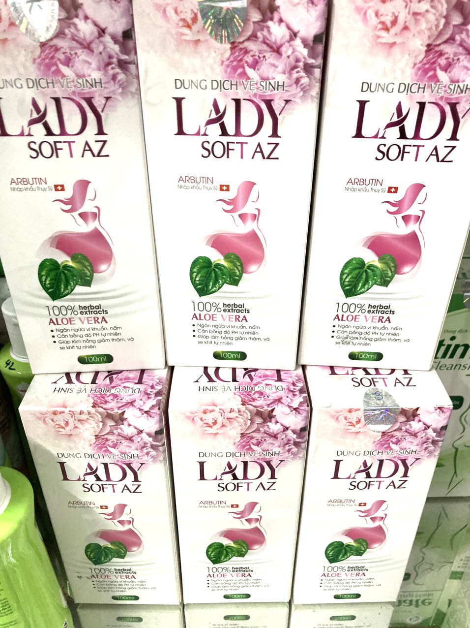 DUNG DỊCH VỆ SINH LADY SOFT AZ - SẠCH, KHÁNG KHUẨN - ChothuocVang